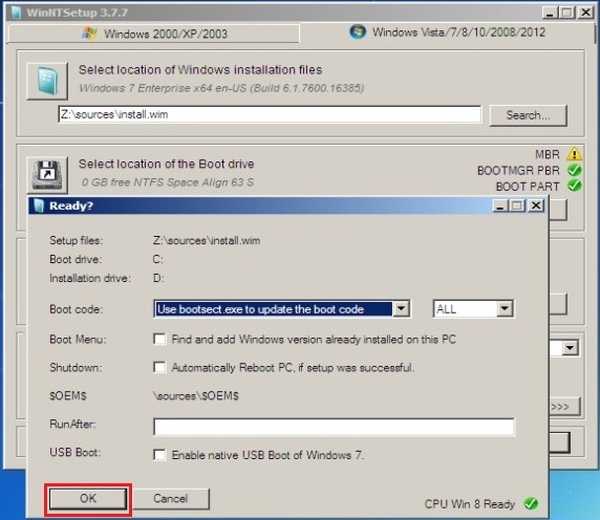 Winntsetup установка windows